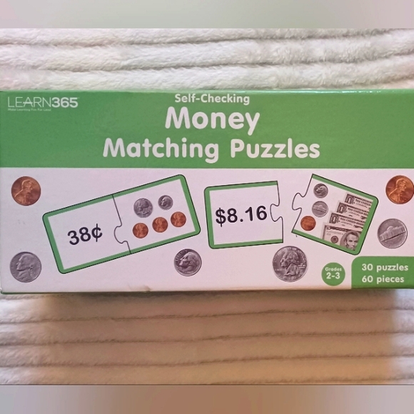 Learn365 | Toys | Learning Money Matching Puzzles Grades 23 | Poshmark